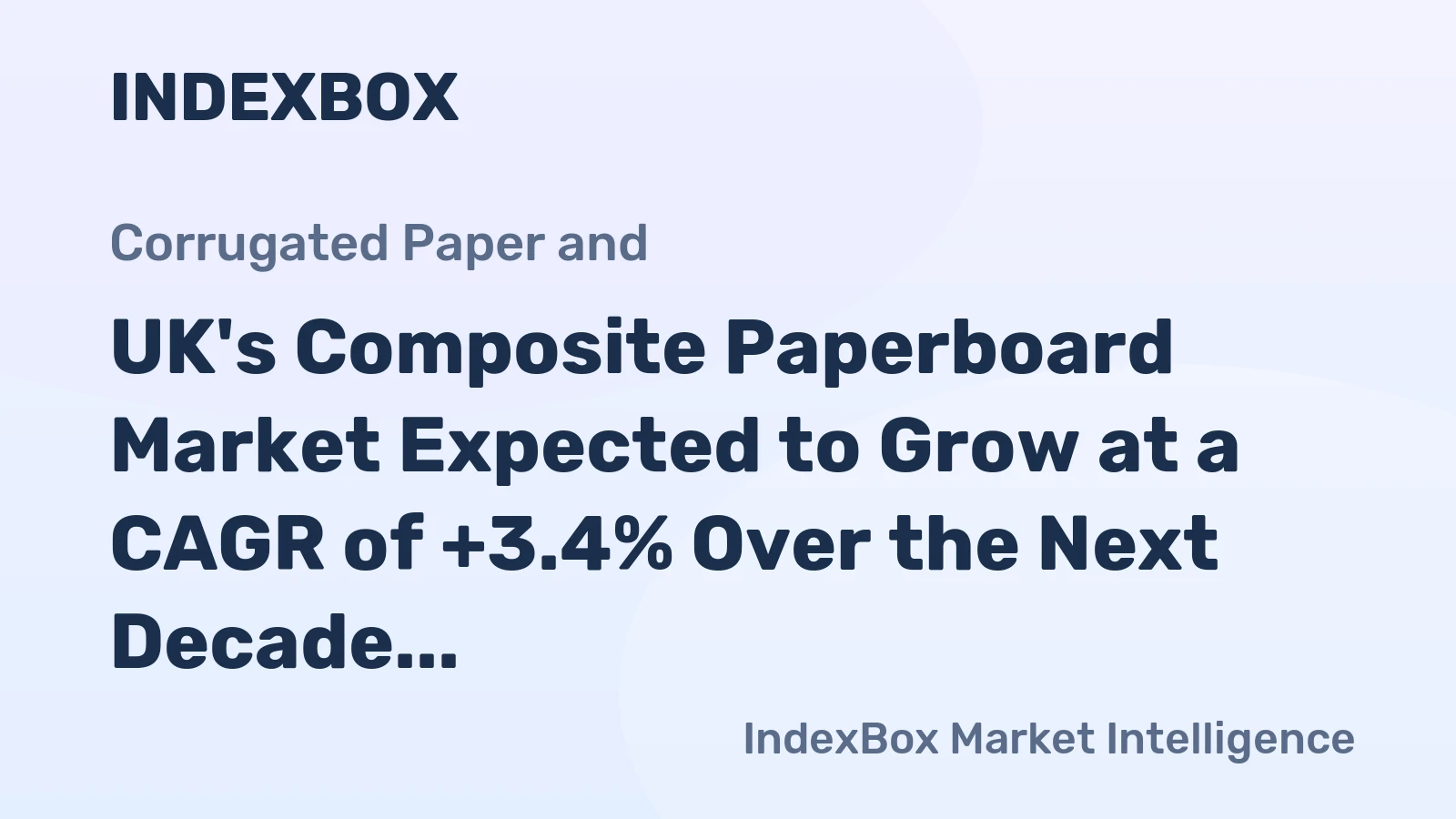UK's Composite Paperboard Market Expected to Grow at a CAGR of +3.4% Over the Next Decade