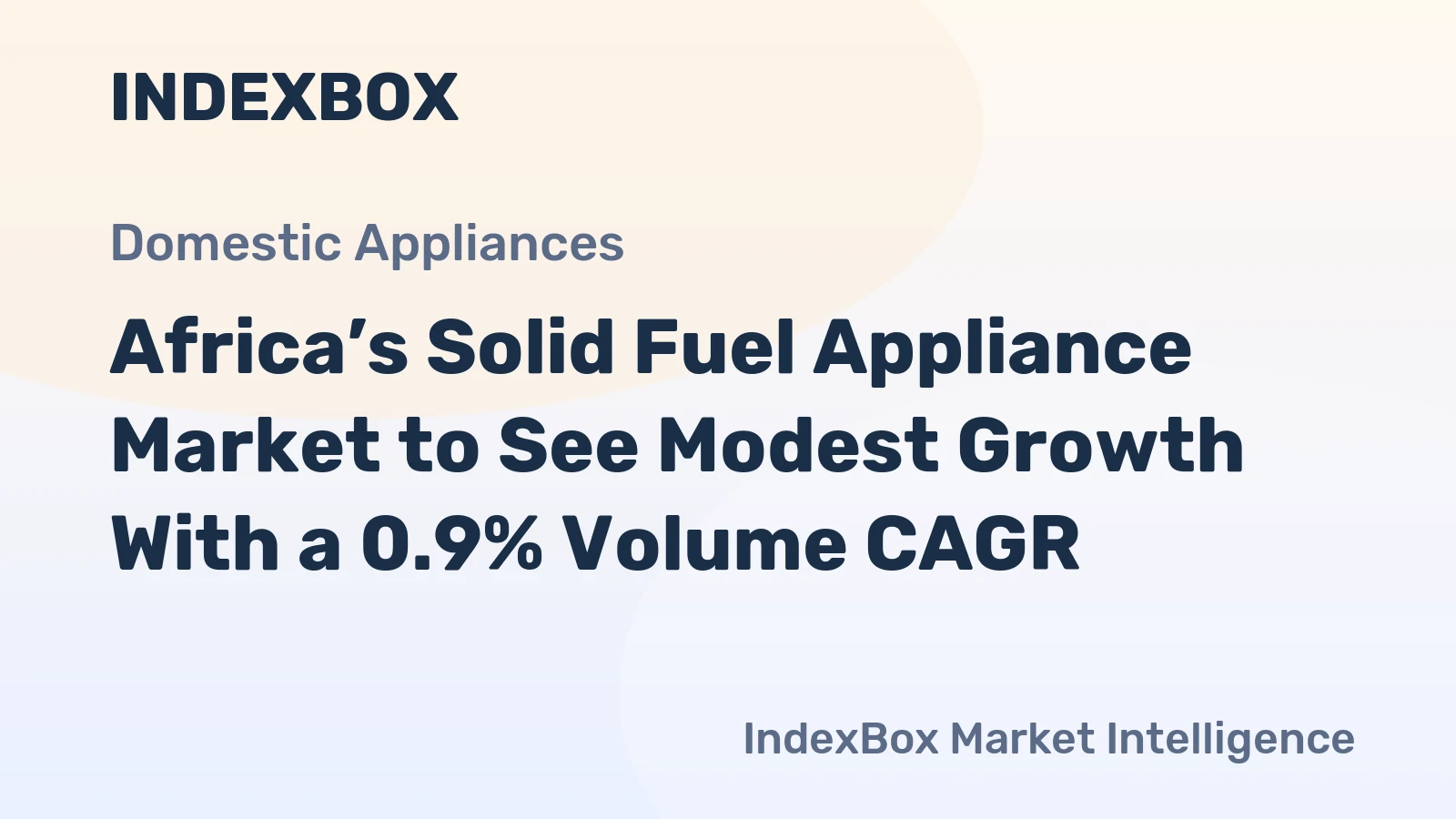 Africa’s Solid Fuel Appliance Market to See Modest Growth With a 0.9% Volume CAGR