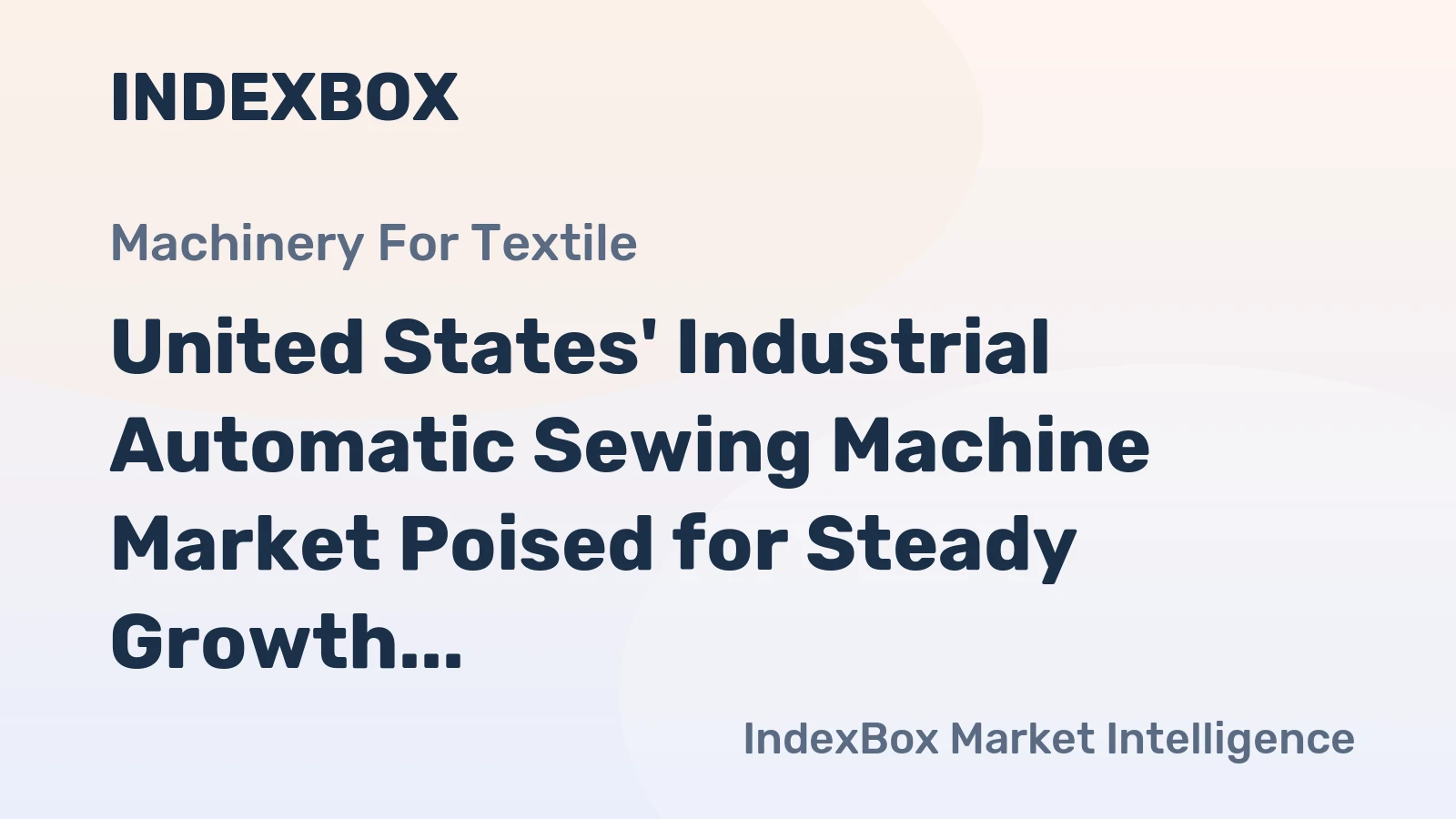 United States' Industrial Automatic Sewing Machine Market Poised for Steady Growth With 23% Volume CAGR Through 2035