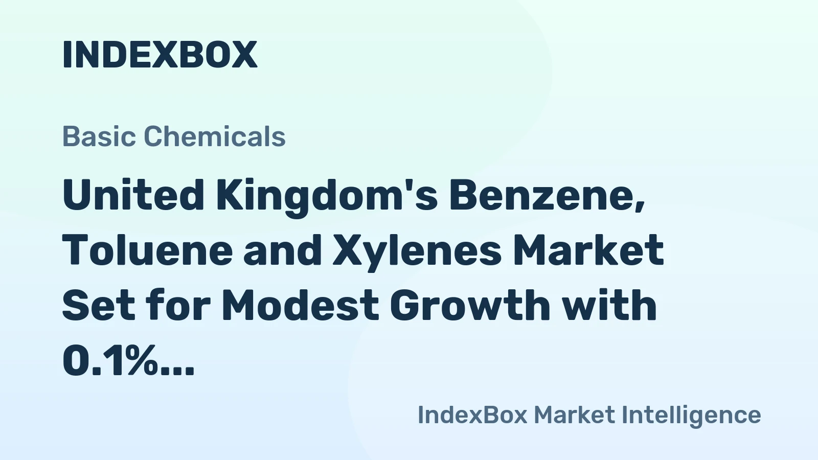 United Kingdom's Benzene, Toluene and Xylenes Market Set for Modest Growth with 0.1% CAGR