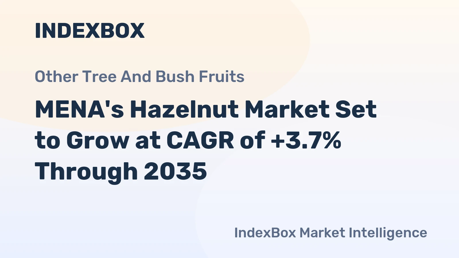 MENA's Hazelnut Market Set to Grow at CAGR of +3.7% Through 2035