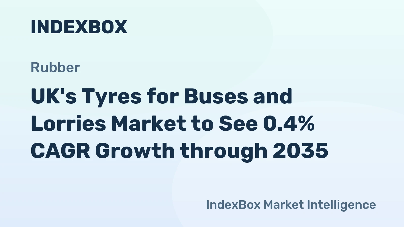 UK's Tyres for Buses and Lorries Market to See 0.4% CAGR Growth through 2035