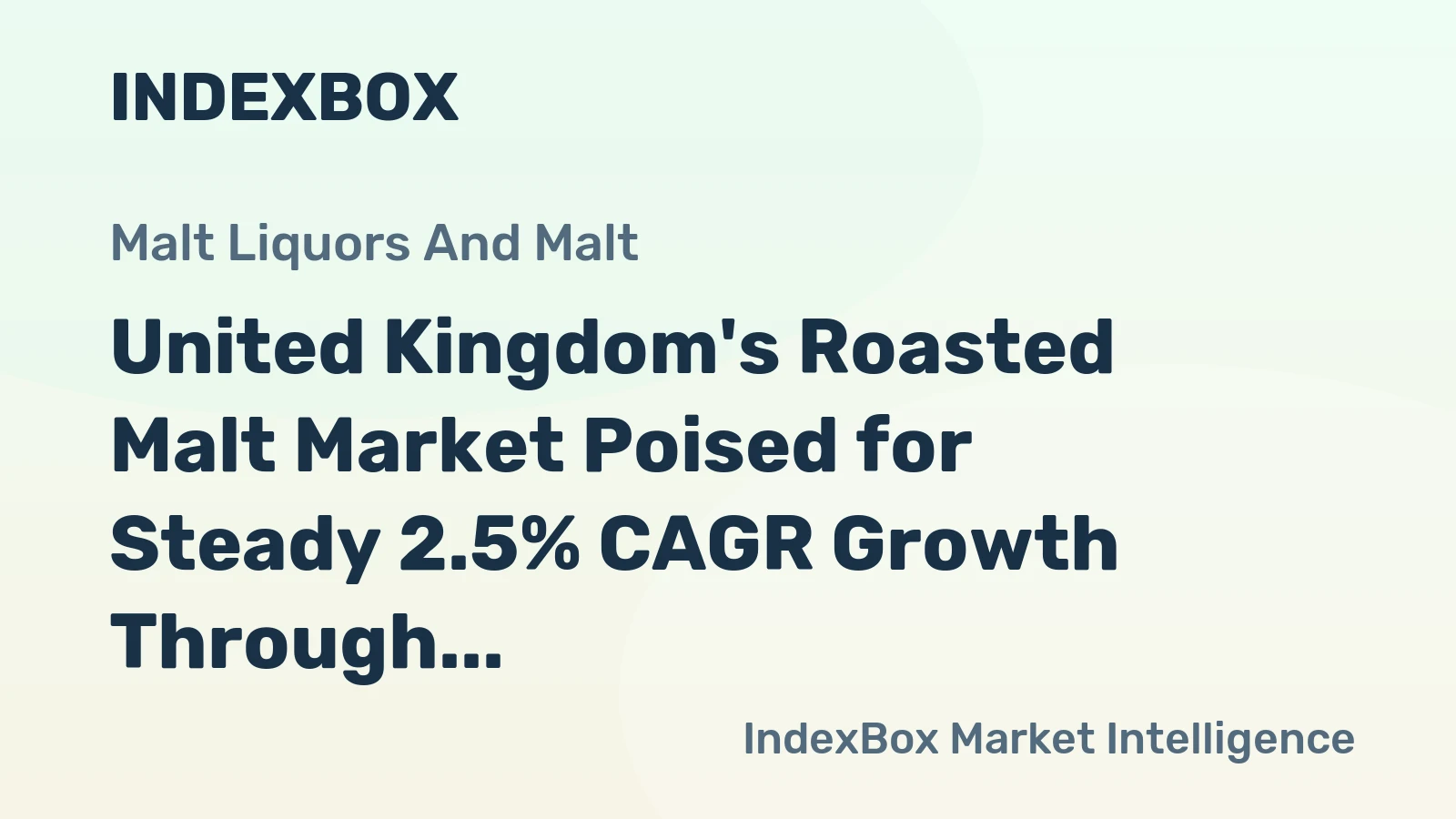 United Kingdom's Roasted Malt Market Poised for Steady 2.5% CAGR Growth Through 2035