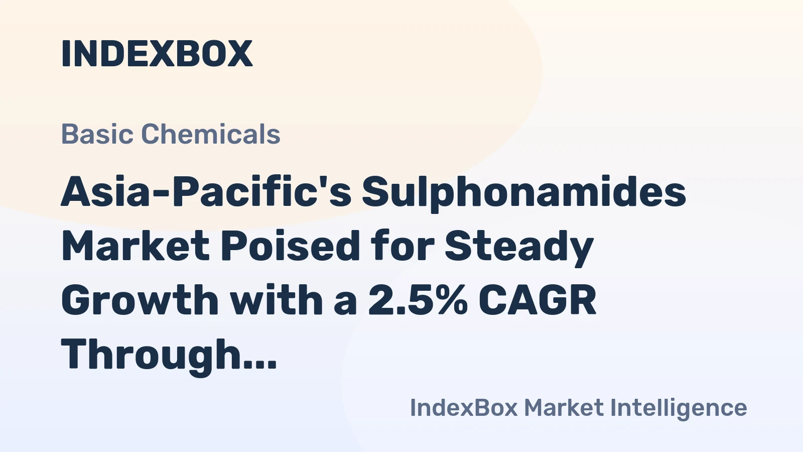 Asia-Pacific's Sulphonamides Market Poised for Steady Growth with a 2.5% CAGR Through 2035