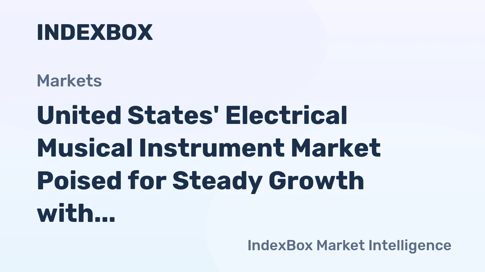 United States' Electrical Musical Instrument Market Poised for Steady Growth with 1.9% CAGR