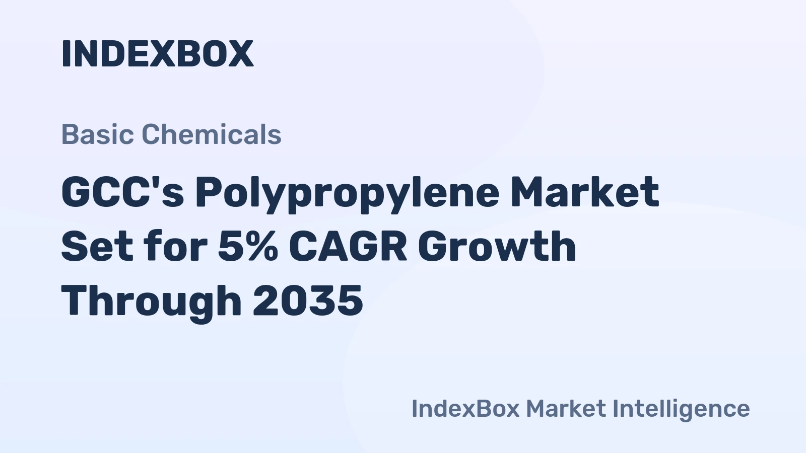 GCC's Polypropylene Market Set for 5% CAGR Growth Through 2035