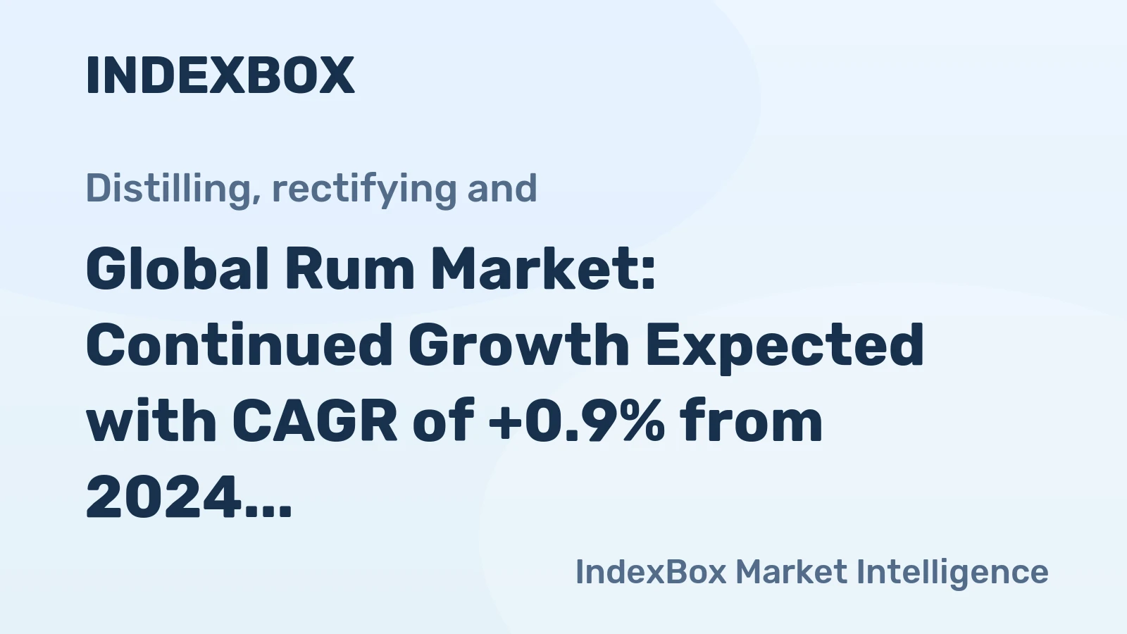 Global Rum Market: Continued Growth Expected with CAGR of +0.9% from 2024 to 2035
