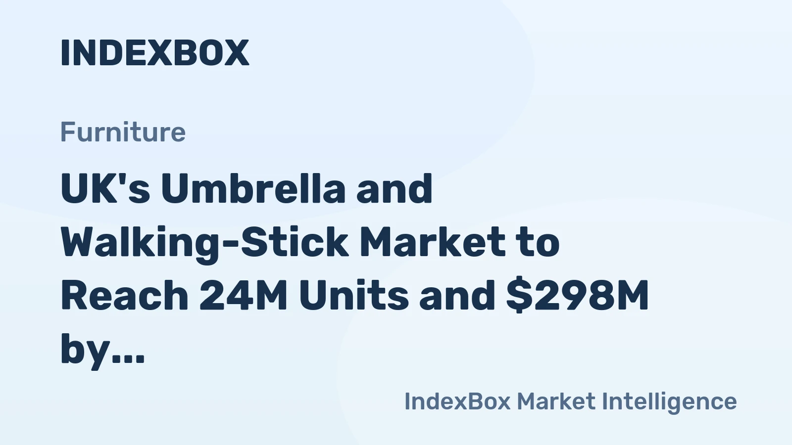 UK's Umbrella and Walking-Stick Market to Reach 24M Units and $298M by 2035