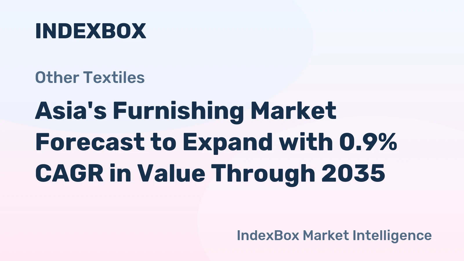 Asia's Furnishing Market Forecast to Expand with 0.9% CAGR in Value Through 2035