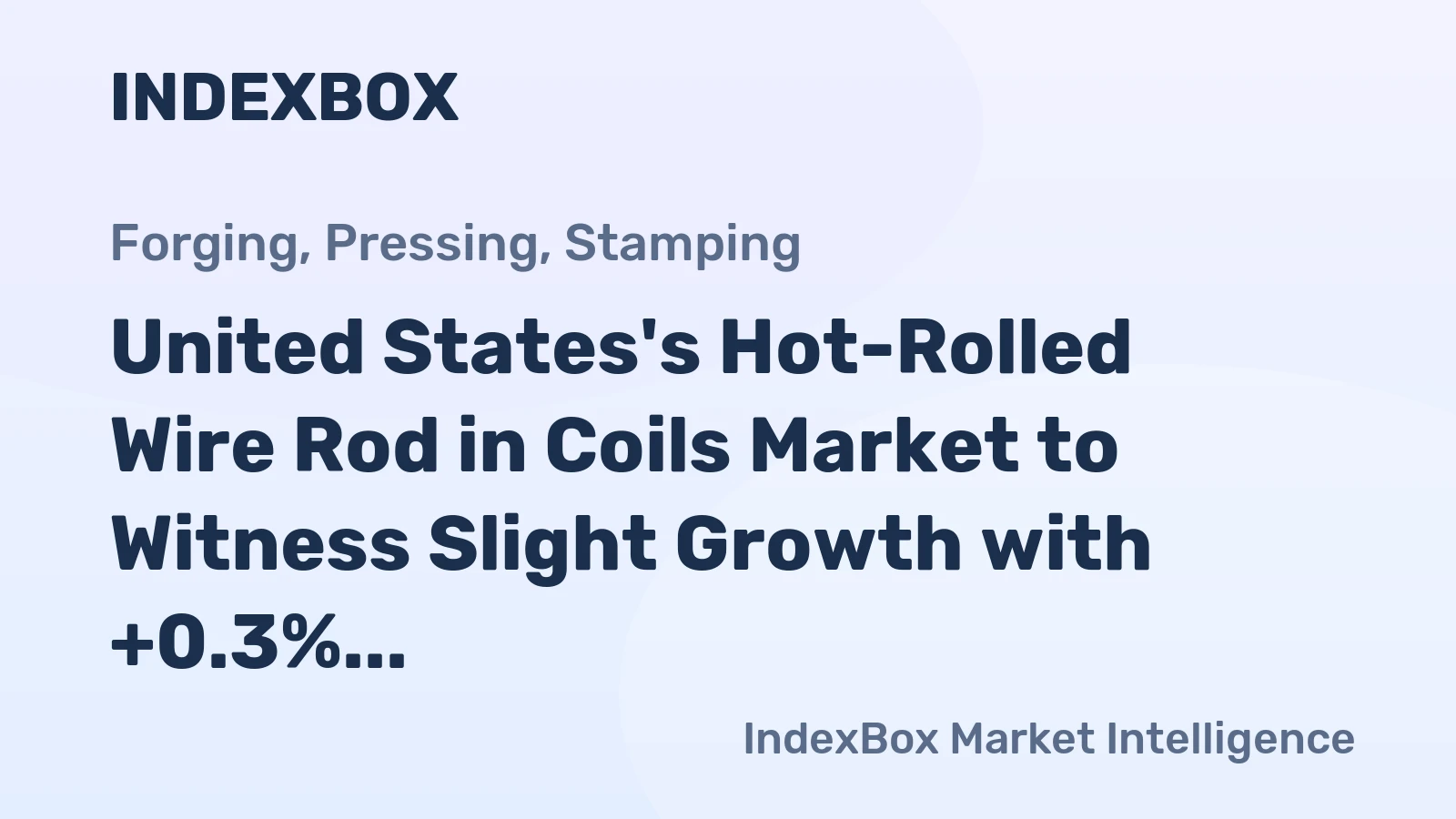 United States's Hot-Rolled Wire Rod in Coils Market to Witness Slight Growth with +0.3% CAGR Over the Next Decade