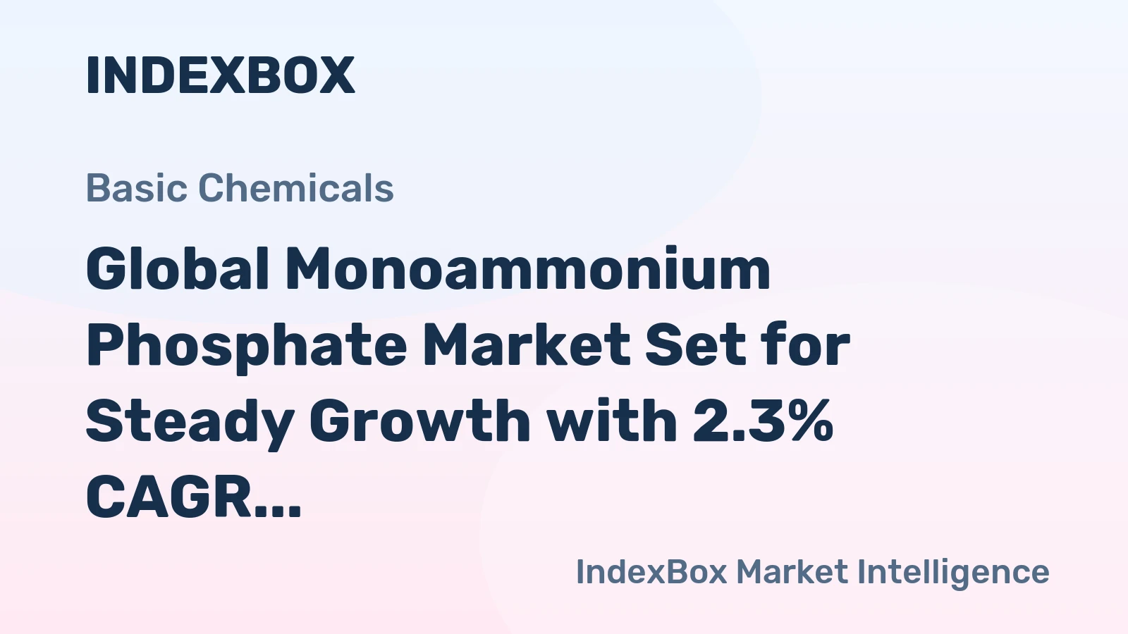 Global Monoammonium Phosphate Market Set for Steady Growth with 2.3% CAGR in Value Through 2035