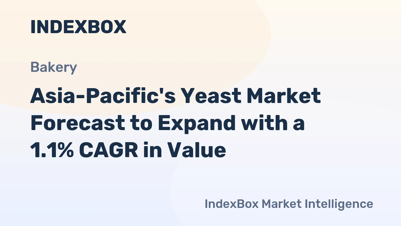 Asia-Pacific's Yeast Market Forecast to Expand with a 1.1% CAGR in Value