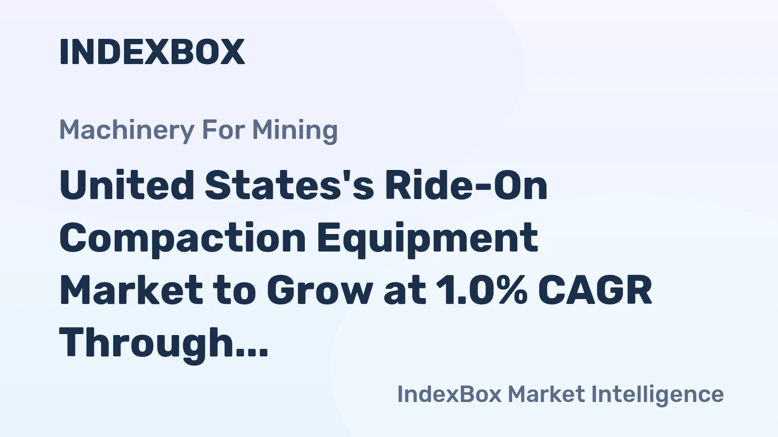 United States's Ride-On Compaction Equipment Market to Grow at 1.0% CAGR Through 2035