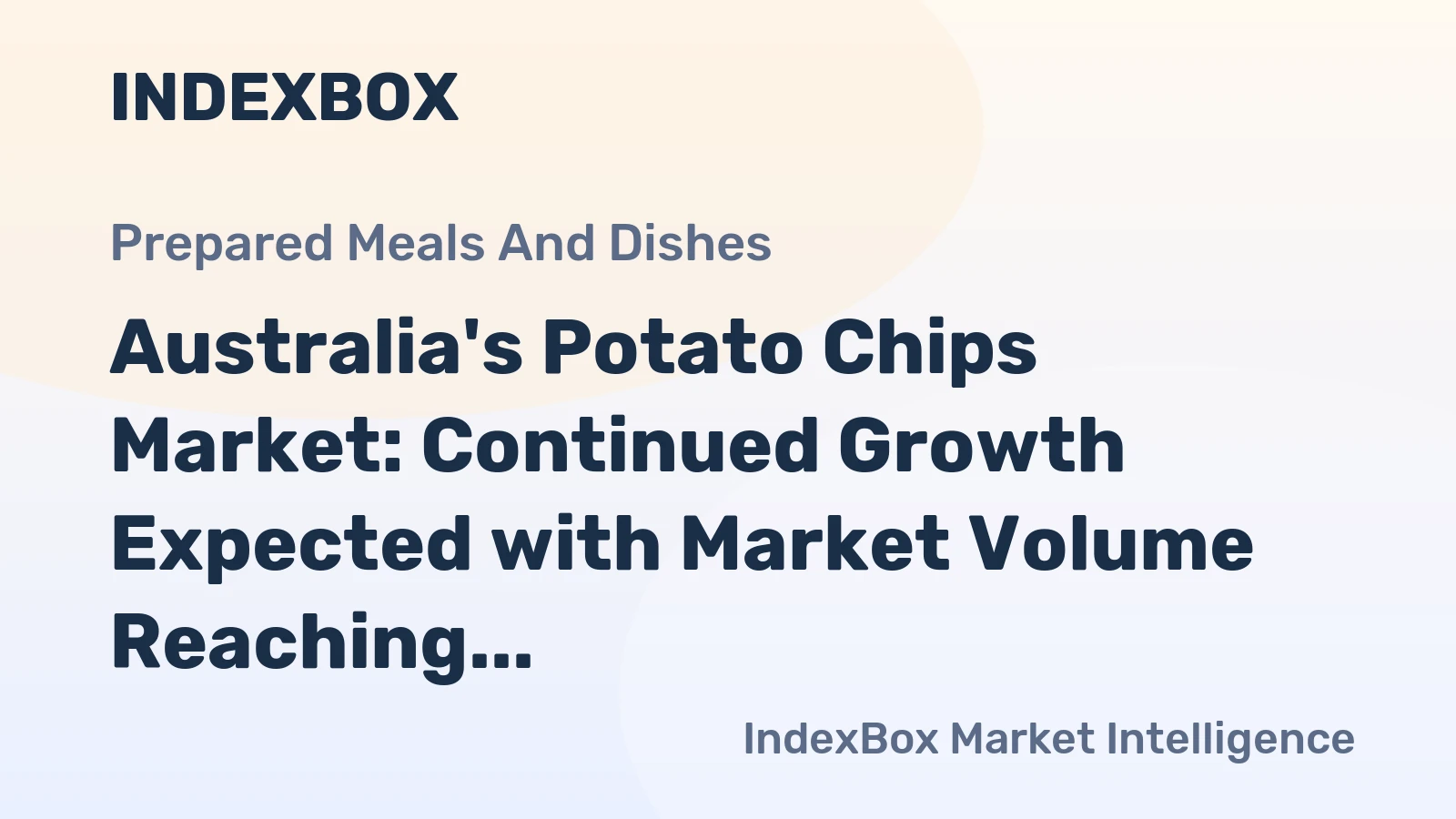 Australia's Potato Chips Market: Continued Growth Expected with Market Volume Reaching 149K Tons and Value Reaching $1.3B by 2035