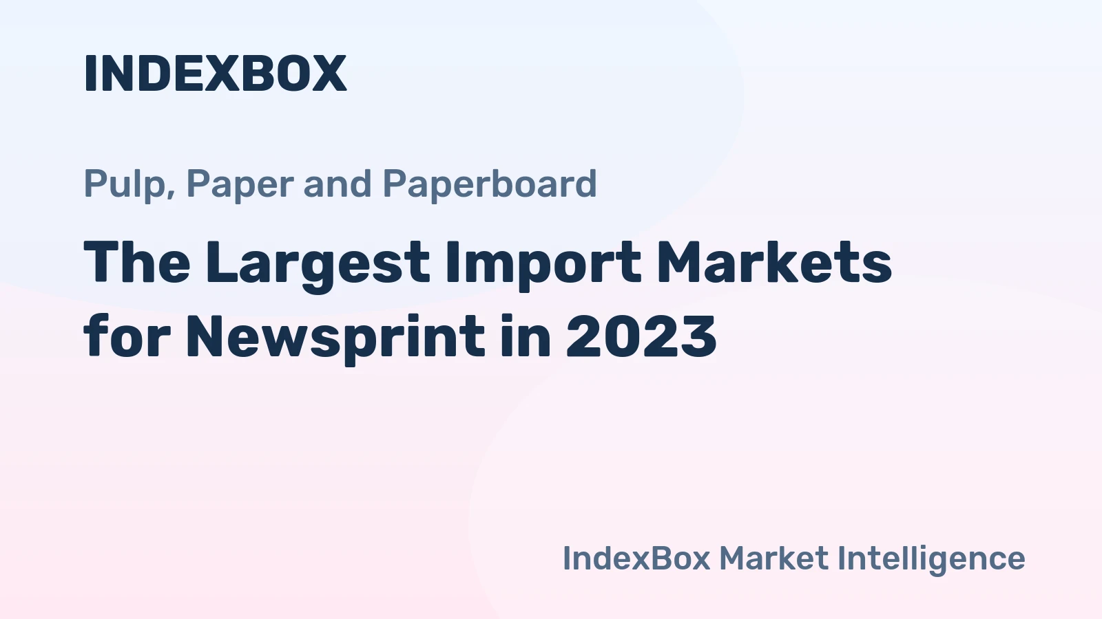 The Largest Import Markets for Newsprint in 2023