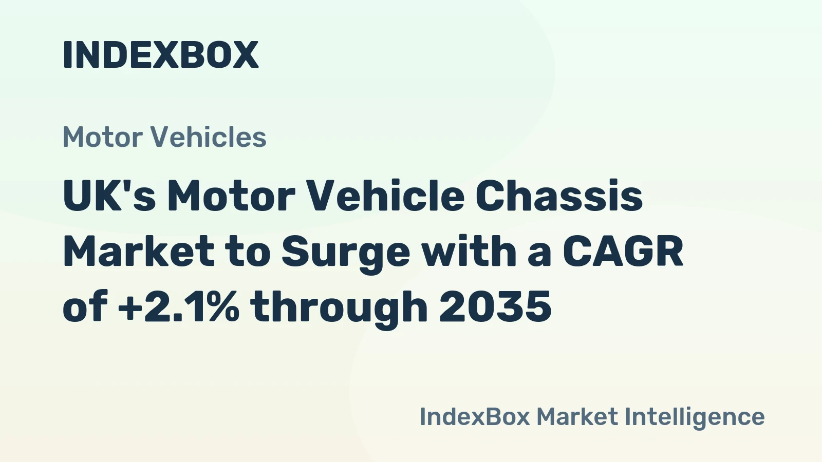 UK's Motor Vehicle Chassis Market to Surge with a CAGR of +2.1% through 2035