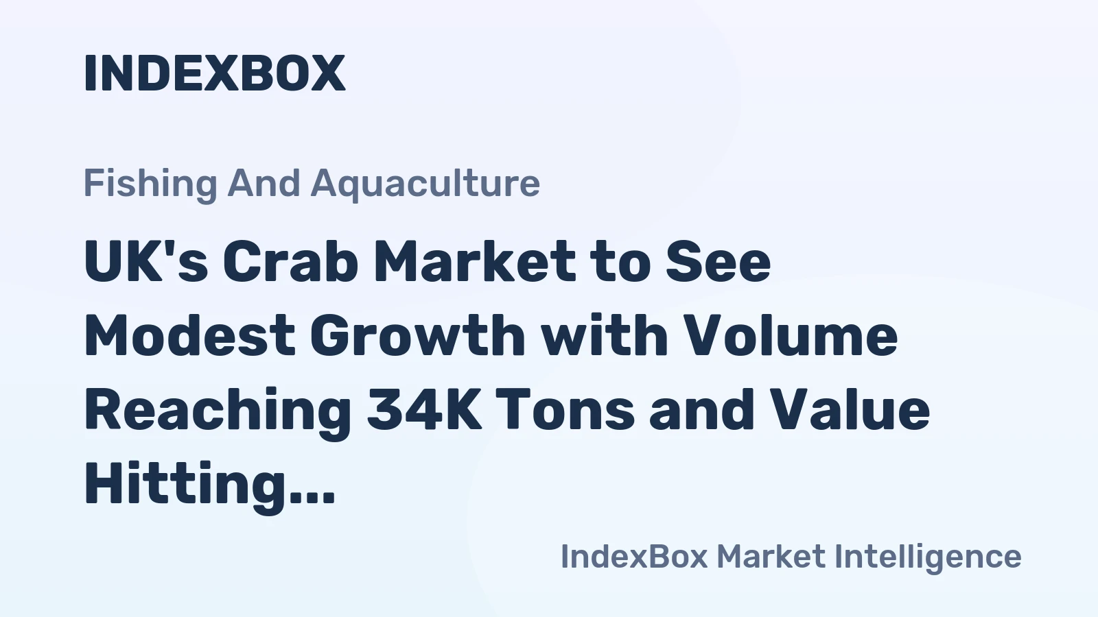 UK's Crab Market to See Modest Growth with Volume Reaching 34K Tons and Value Hitting $241M by 2035