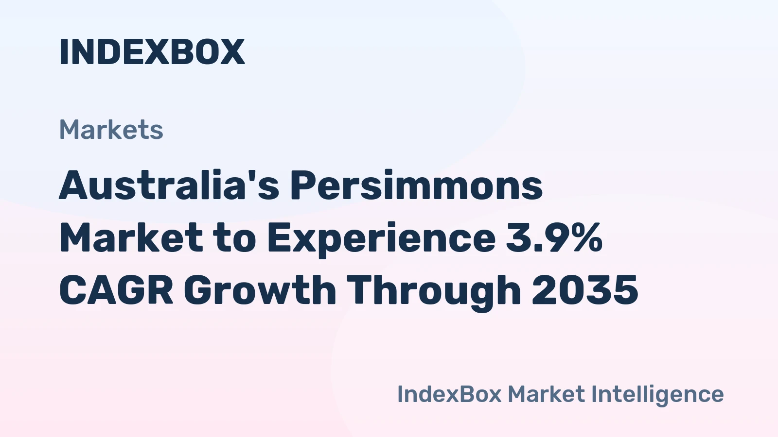 Australia's Persimmons Market to Experience 3.9% CAGR Growth Through 2035