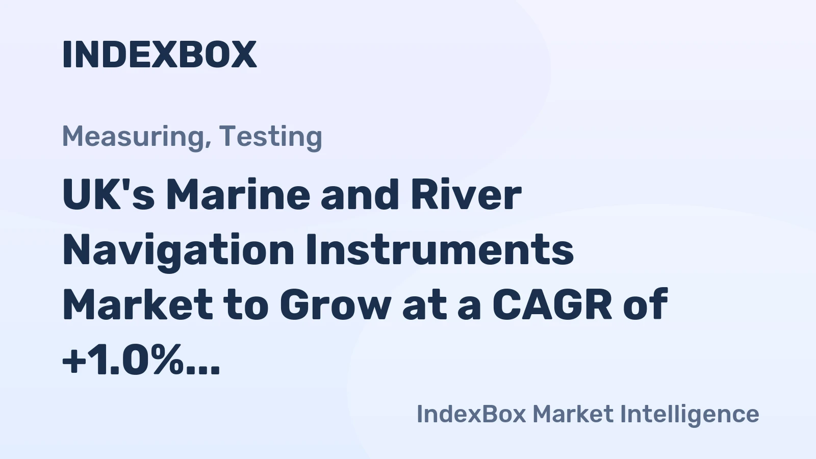 UK's Marine and River Navigation Instruments Market to Grow at a CAGR of +1.0% from 2024 to 2035