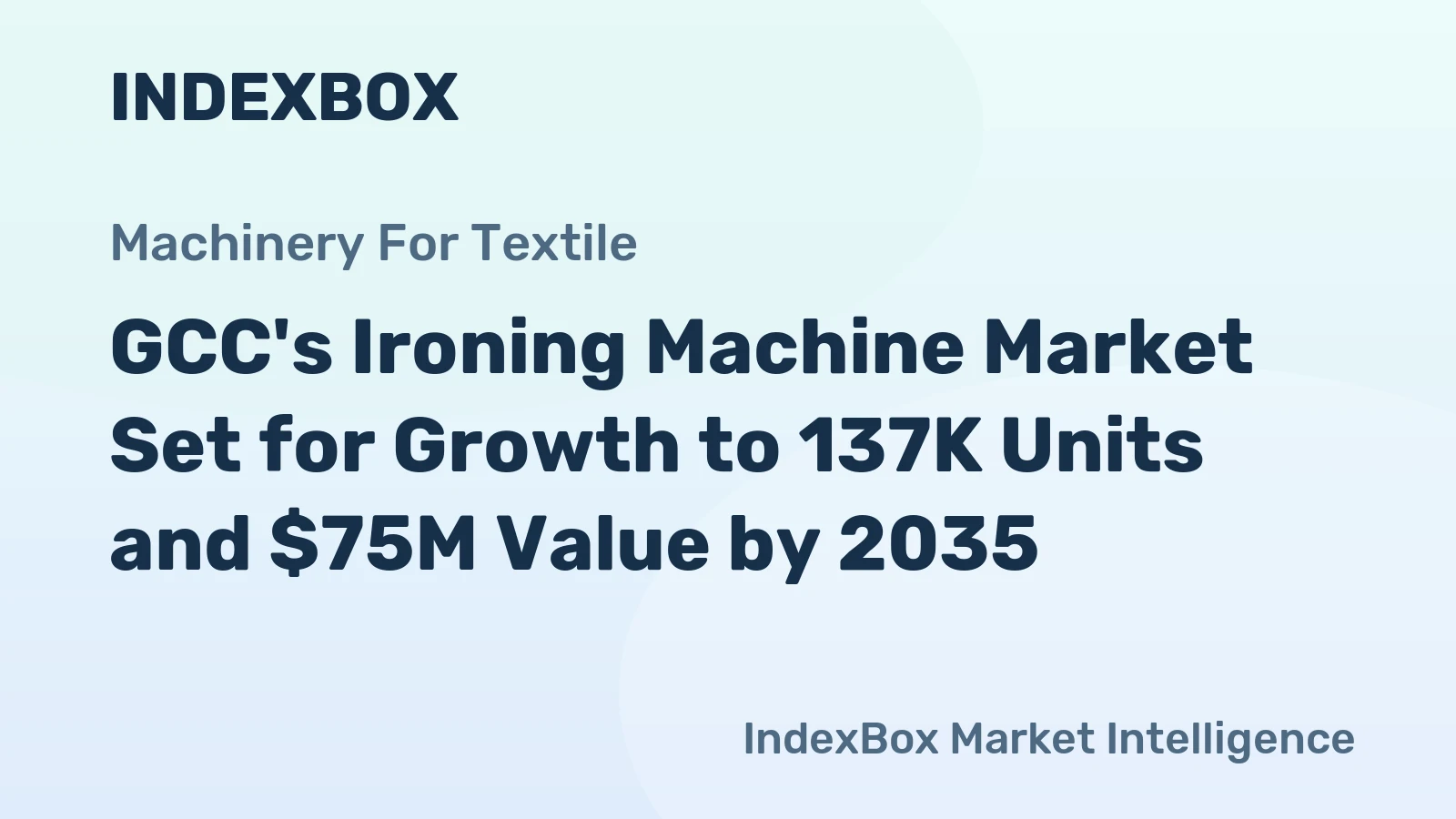 GCC's Ironing Machine Market Set for Growth to 137K Units and $75M Value by 2035