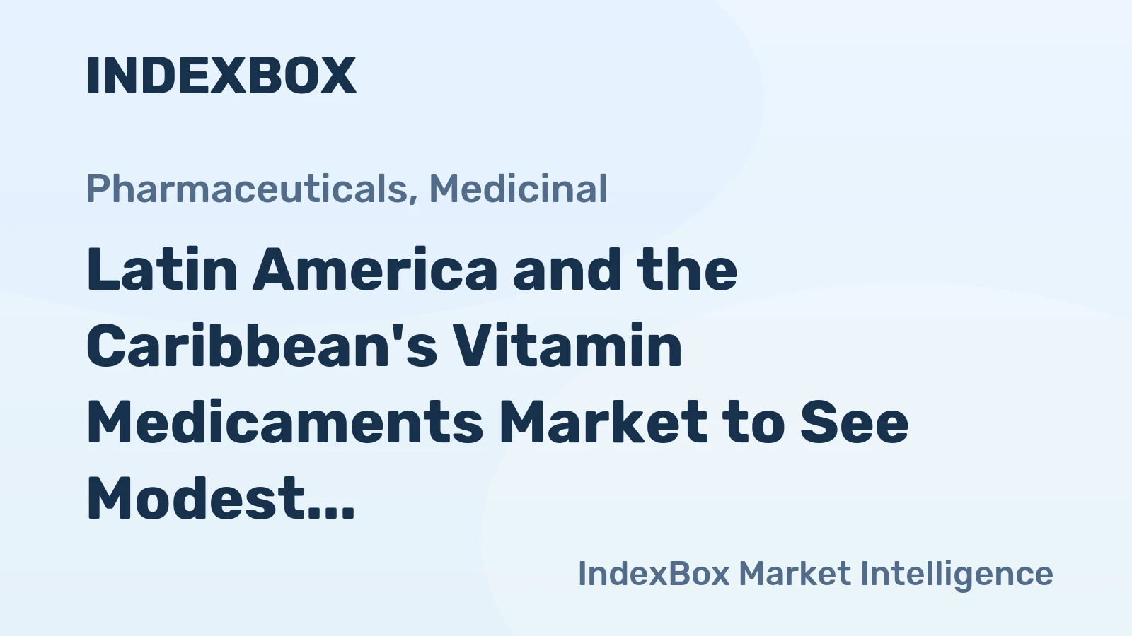 Latin America and the Caribbean's Vitamin Medicaments Market to See Modest Growth With an Anticipated +0.8% CAGR Through 2035