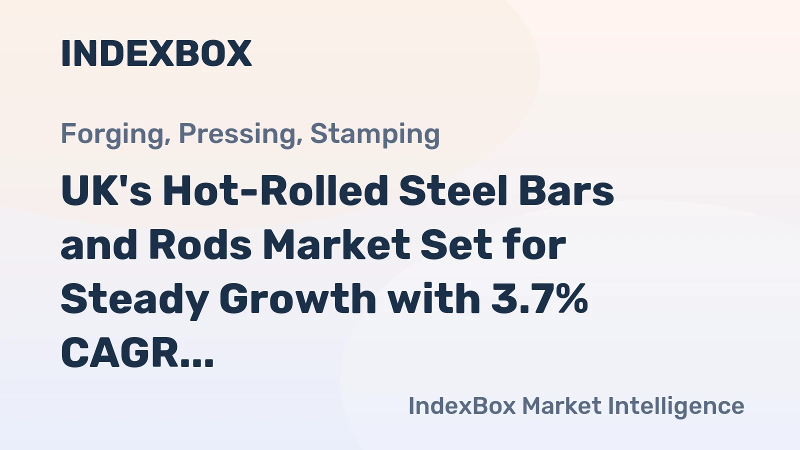 UK's Hot-Rolled Steel Bars and Rods Market Set for Steady Growth with 3.7% CAGR Through 2035