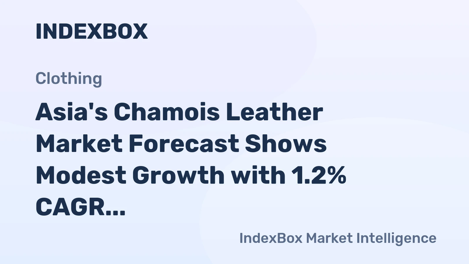 Asia's Chamois Leather Market Forecast Shows Modest Growth with 1.2% CAGR in Value Through 2035