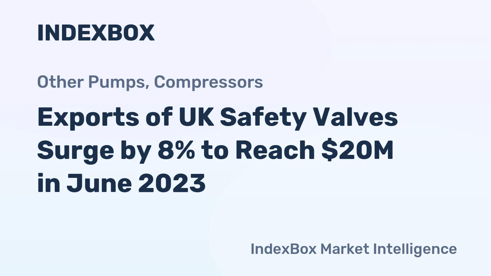 Exports of UK Safety Valves Surge by 8% to Reach $20M in June 2023