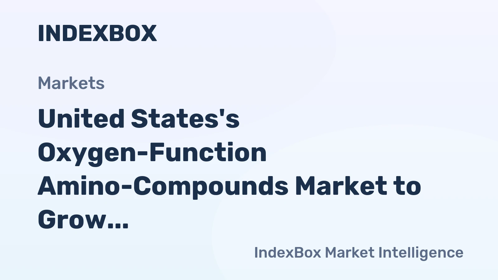 United States's Oxygen-Function Amino-Compounds Market to Grow at 1.4% CAGR, Reaching 841K Tons by 2035
