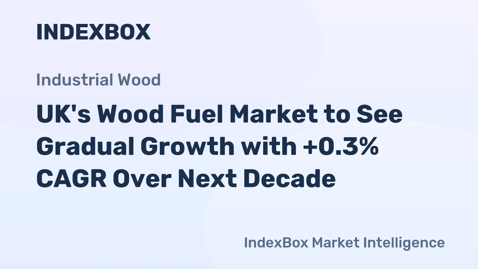 UK's Wood Fuel Market to See Gradual Growth with +0.3% CAGR Over Next Decade