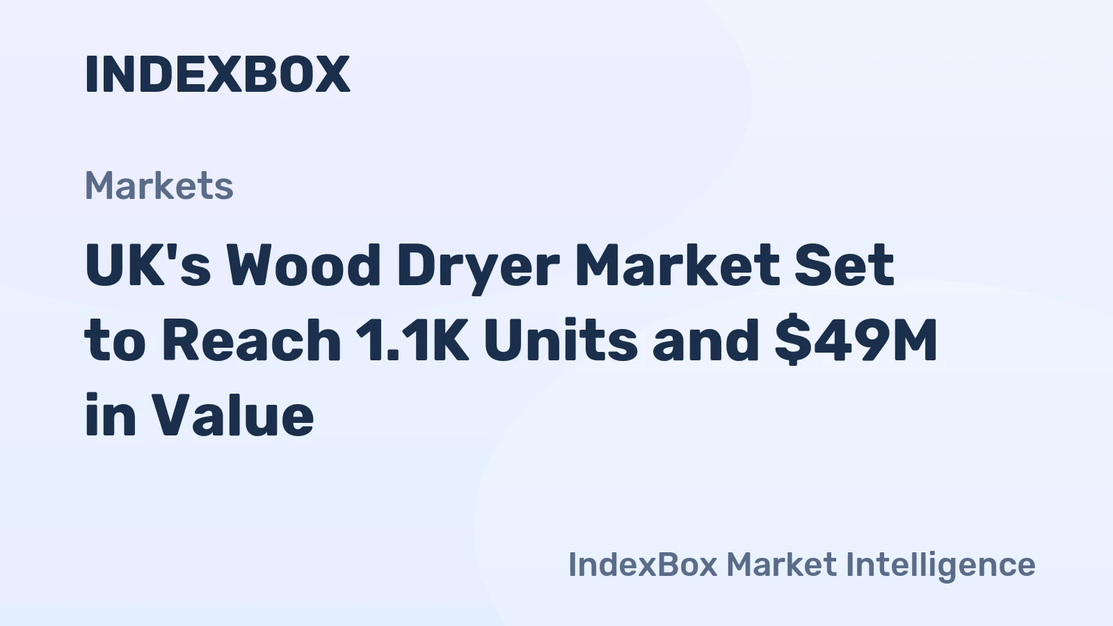 UK's Wood Dryer Market Set to Reach 1.1K Units and $49M in Value