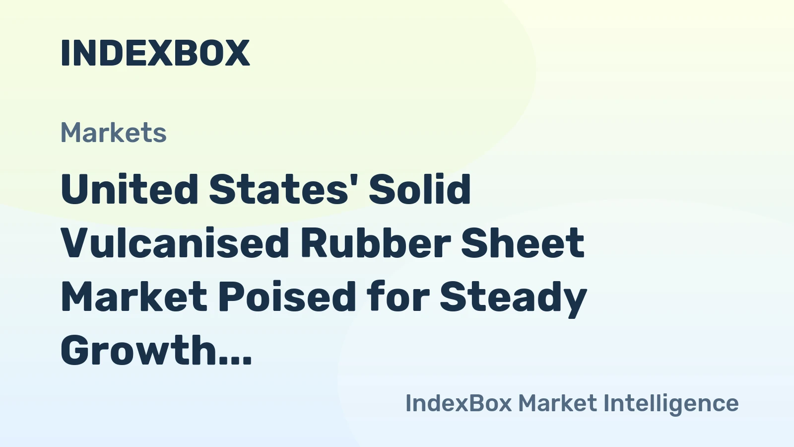 United States' Solid Vulcanised Rubber Sheet Market Poised for Steady Growth With 1.3% Volume CAGR Through 2035
