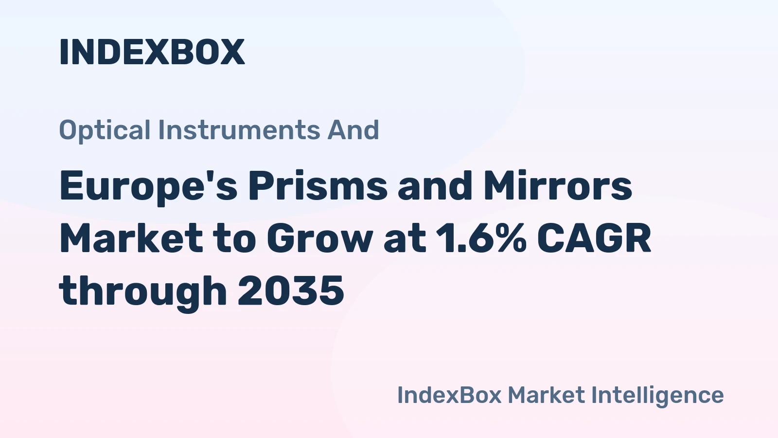 Europe's Prisms and Mirrors Market to Grow at 1.6% CAGR through 2035