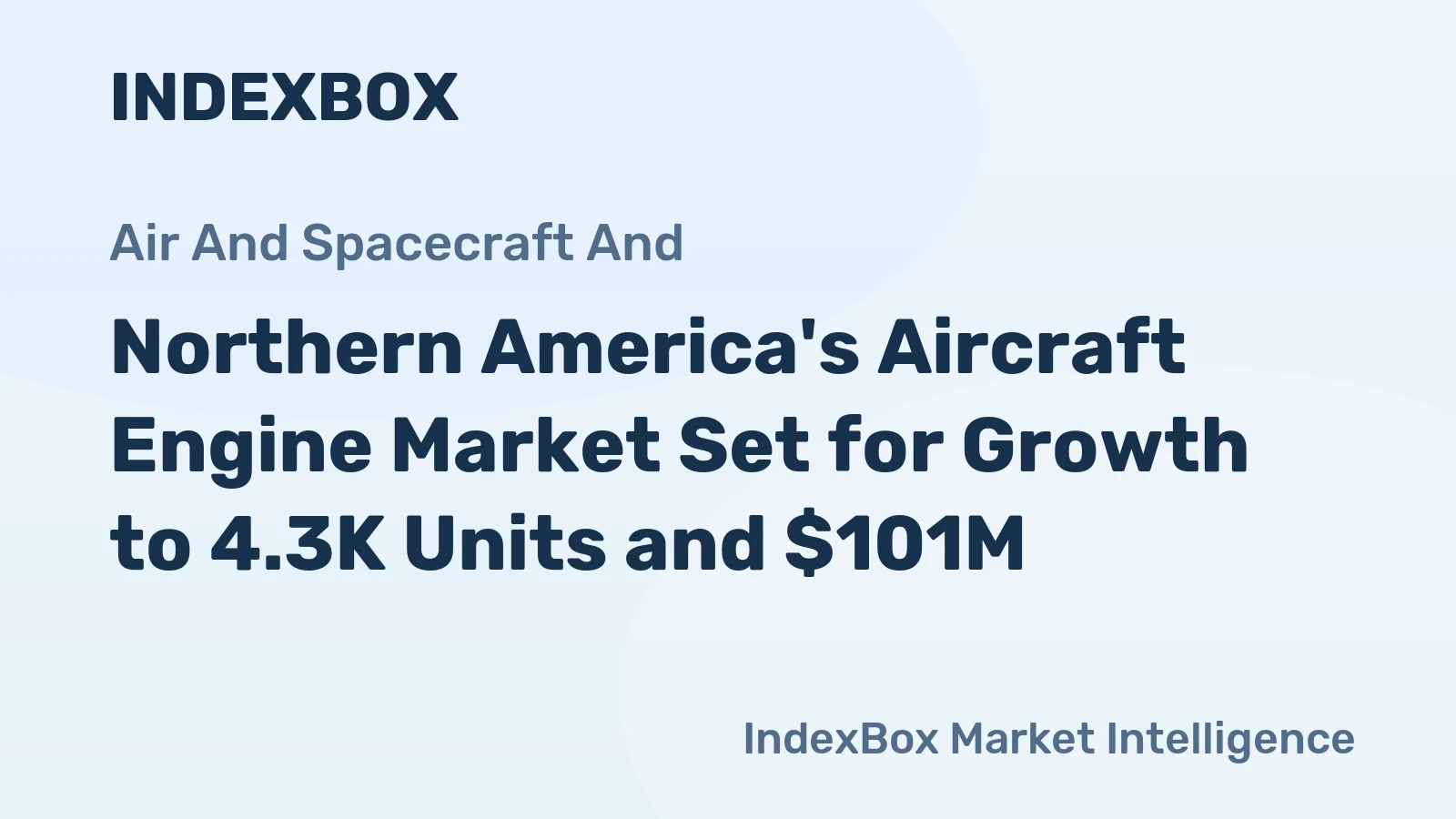 Northern America's Aircraft Engine Market Set for Growth to 4.3K Units and $101M