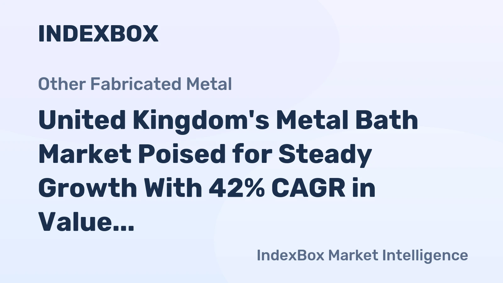 United Kingdom's Metal Bath Market Poised for Steady Growth With 42% CAGR in Value Through 2035