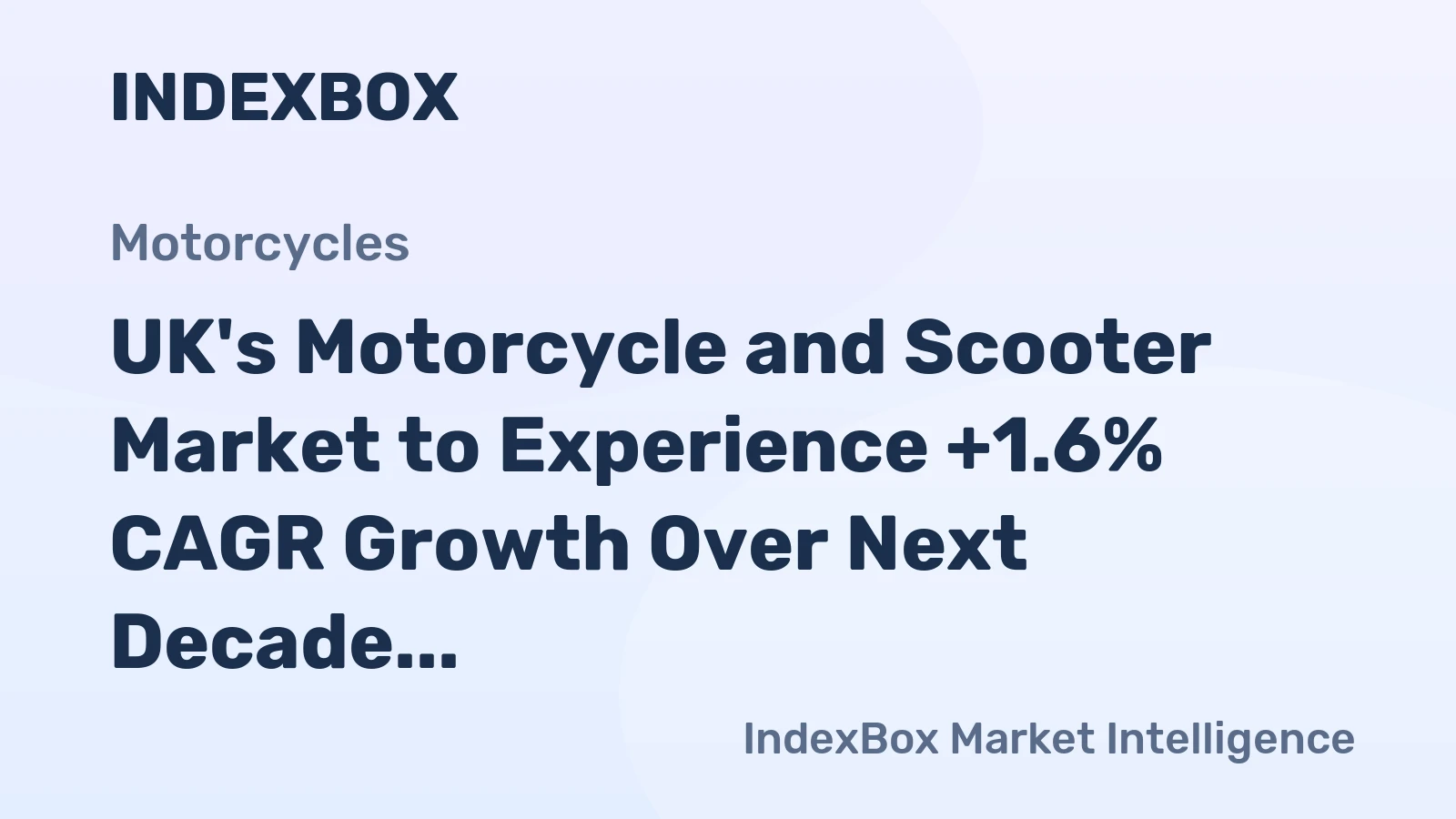 UK's Motorcycle and Scooter Market to Experience +1.6% CAGR Growth Over Next Decade