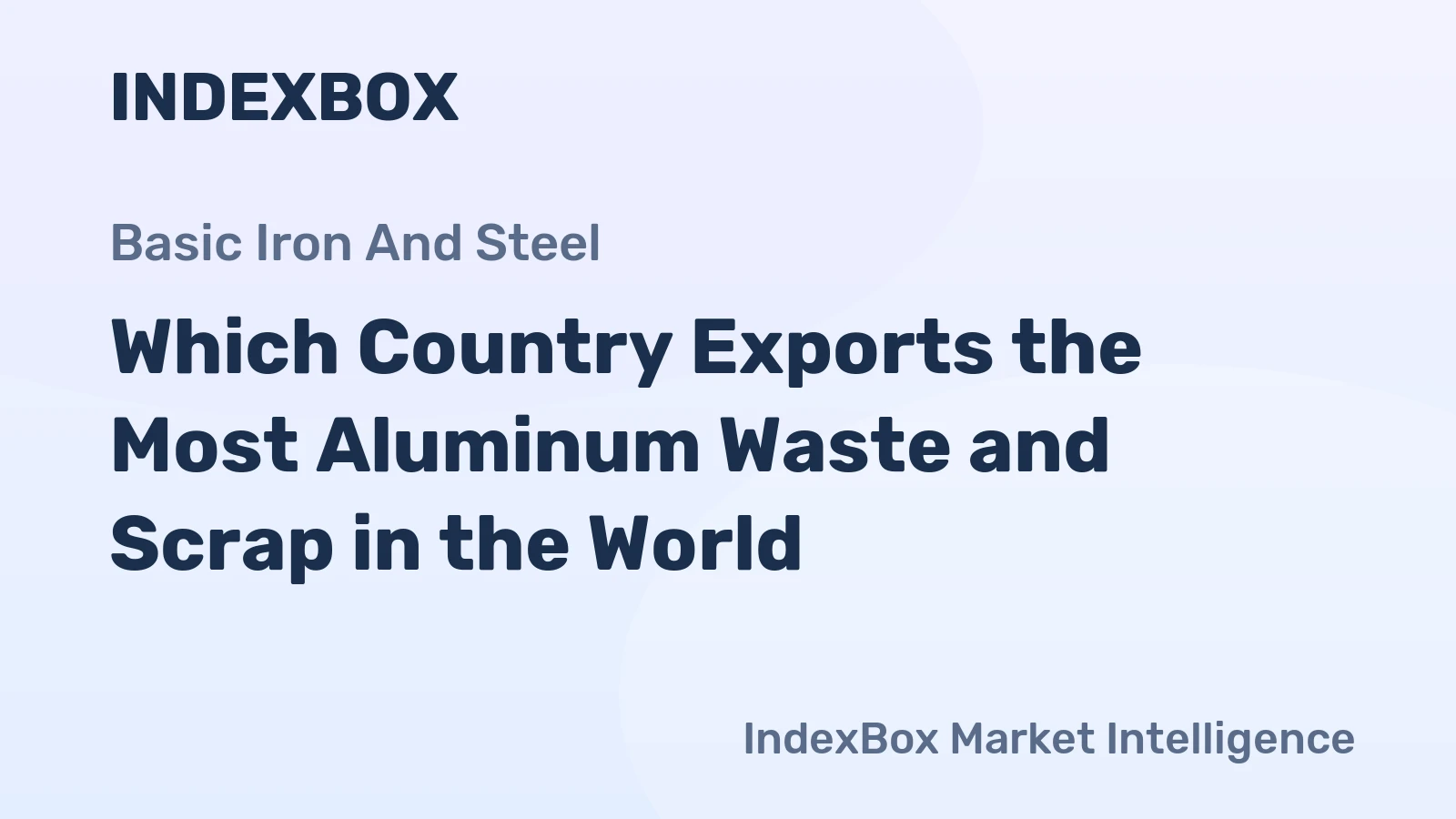 Which Country Exports the Most Aluminum Waste and Scrap in the World?