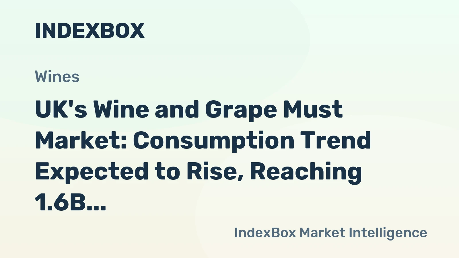 UK's Wine and Grape Must Market: Consumption Trend Expected to Rise, Reaching 1.6B Litres by 2035