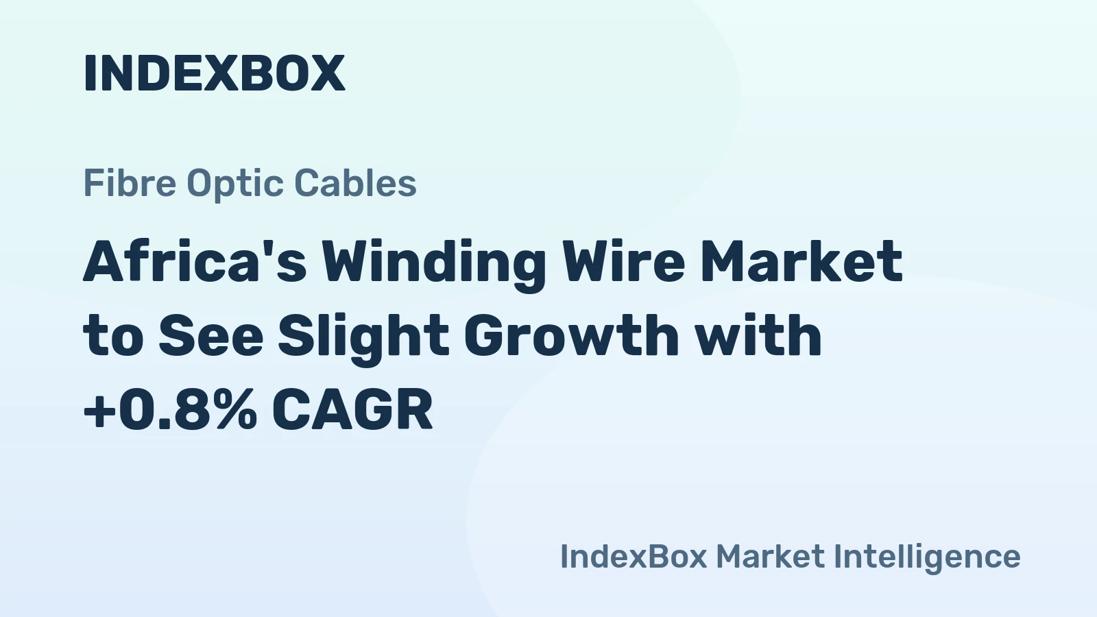 Africa's Winding Wire Market to See Slight Growth with +0.8% CAGR
