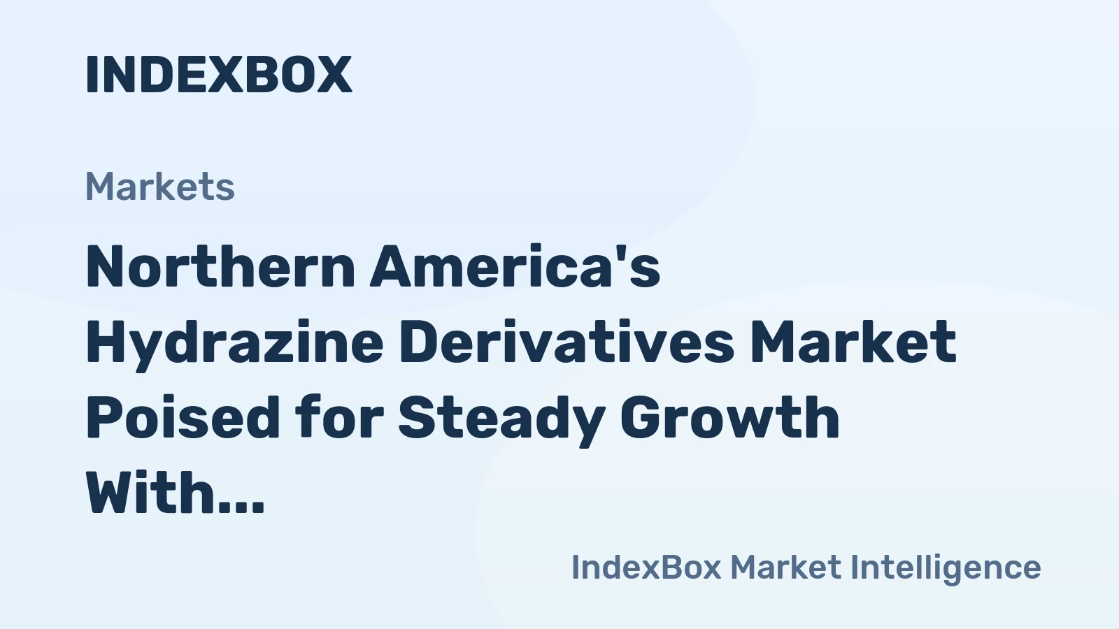 Northern America's Hydrazine Derivatives Market Poised for Steady Growth With a 2.9% CAGR