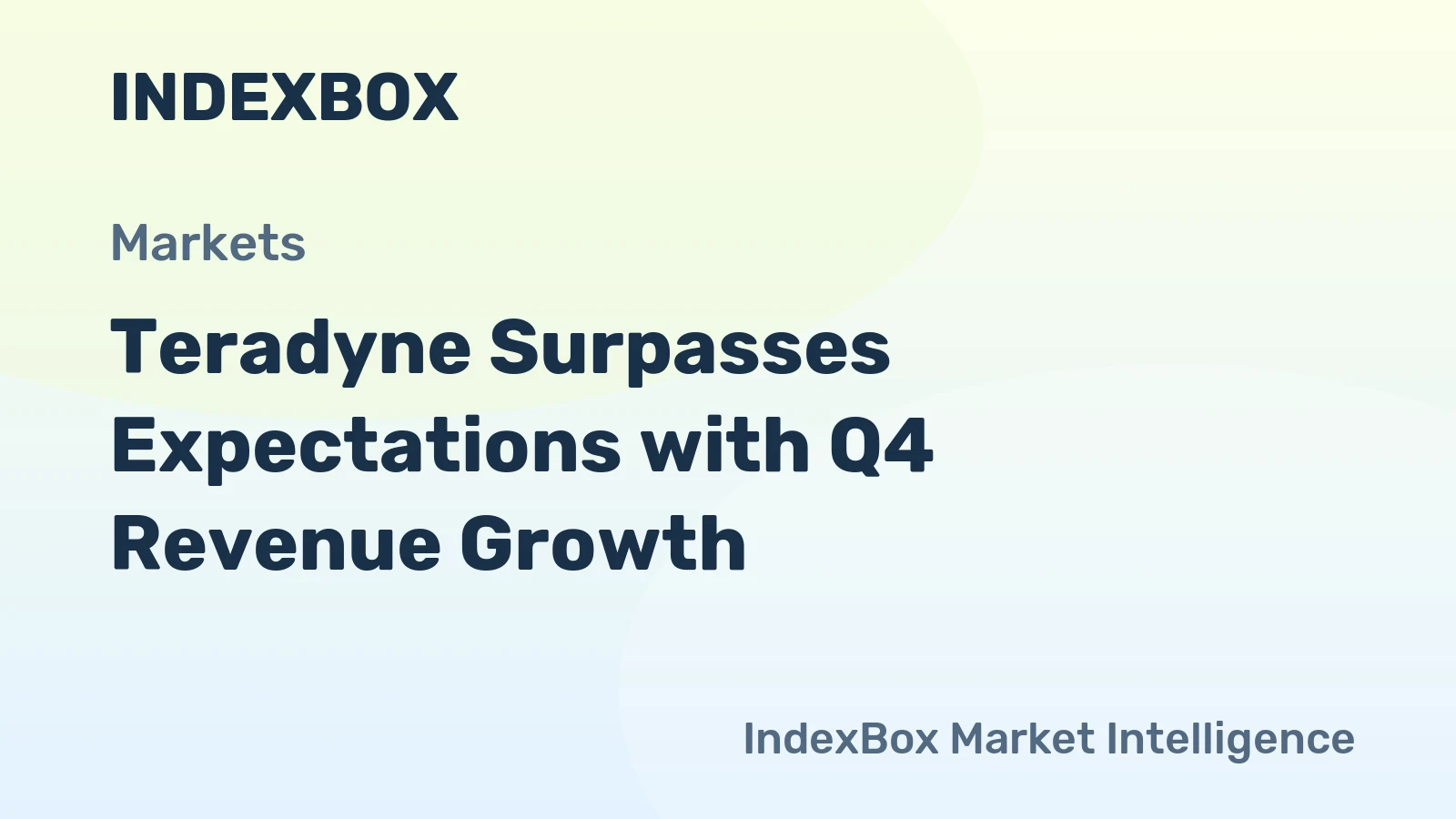 Teradyne Surpasses Expectations with Q4 Revenue Growth