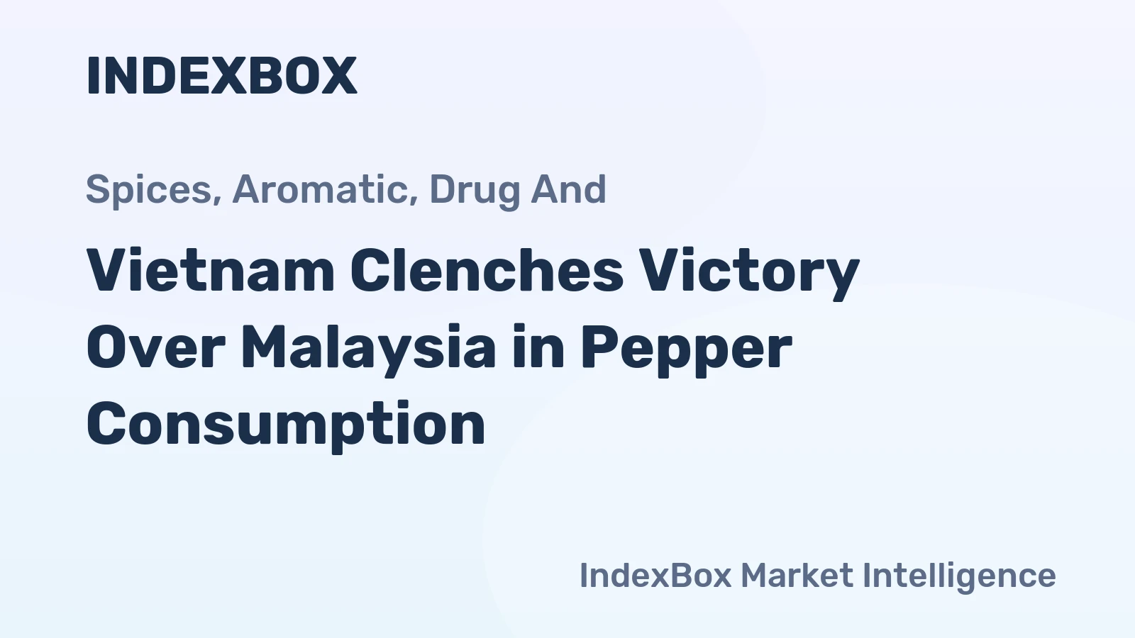 Vietnam Clenches Victory Over Malaysia in Pepper Consumption