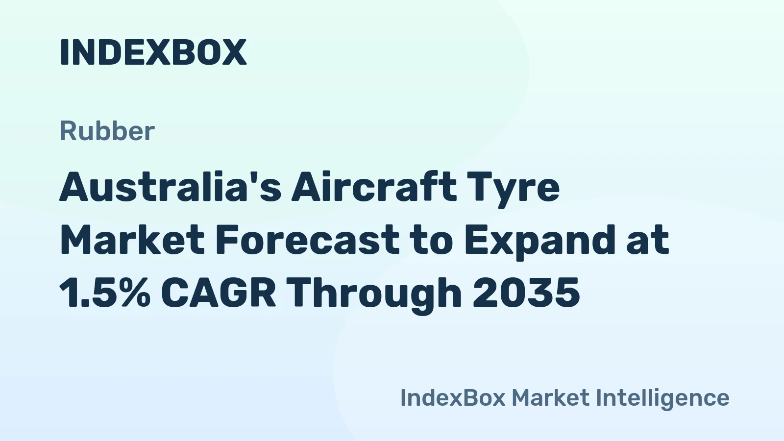 Australia's Aircraft Tyre Market Forecast to Expand at 1.5% CAGR Through 2035