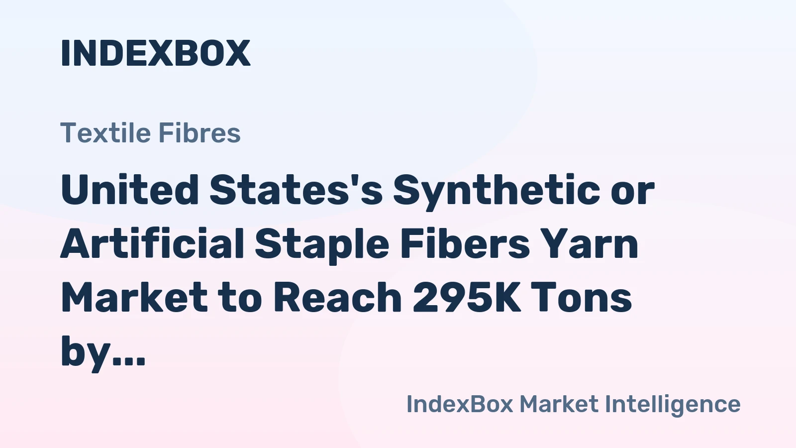United States's Synthetic or Artificial Staple Fibers Yarn Market to Reach 295K Tons by 2035, Valued at $992M
