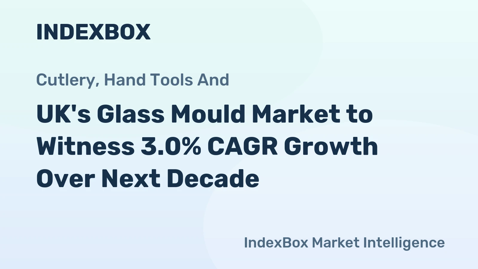UK's Glass Mould Market to Witness 3.0% CAGR Growth Over Next Decade