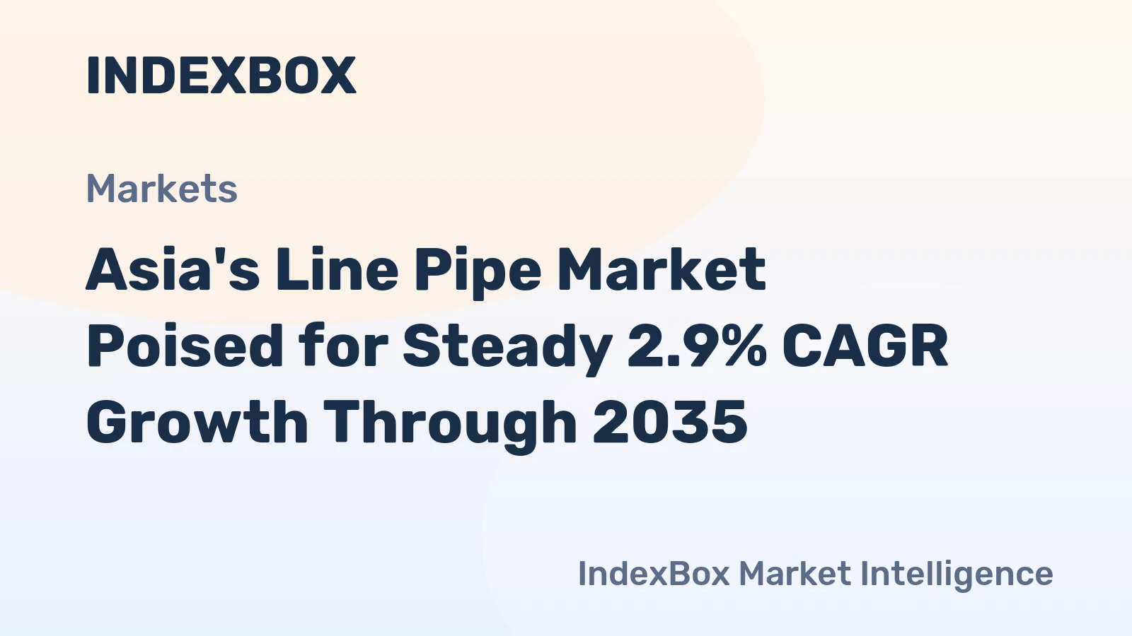 Asia's Line Pipe Market Poised for Steady 2.9% CAGR Growth Through 2035