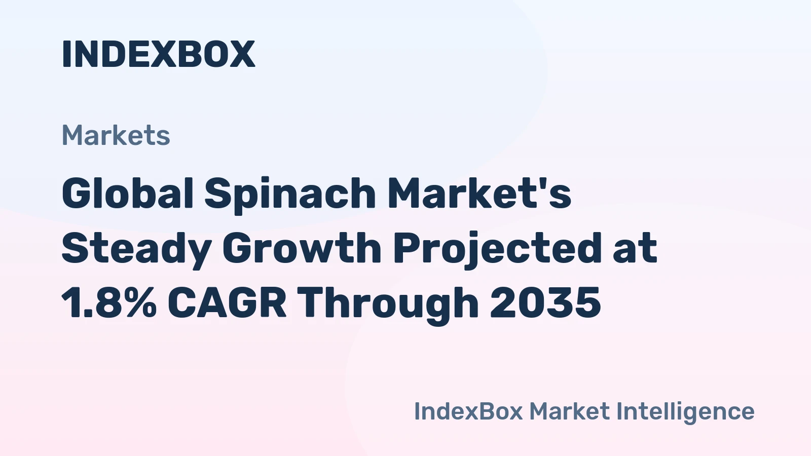 Global Spinach Market's Steady Growth Projected at 1.8% CAGR Through 2035