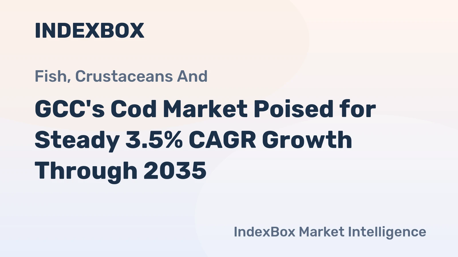 GCC's Cod Market Poised for Steady 3.5% CAGR Growth Through 2035