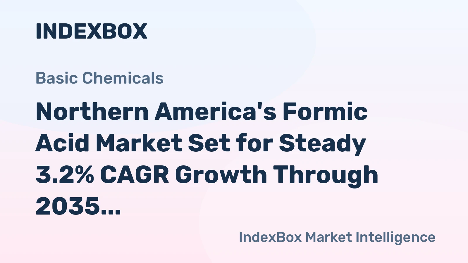 Northern America's Formic Acid Market Set for Steady 3.2% CAGR Growth Through 2035