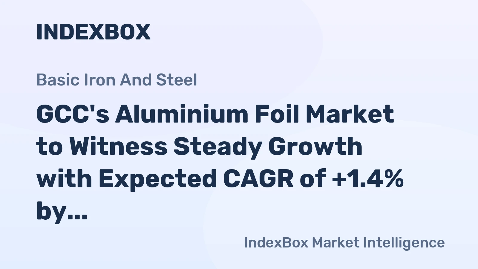 GCC's Aluminium Foil Market to Witness Steady Growth with Expected CAGR of +1.4% by 2035